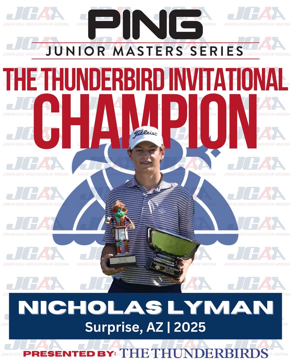 2025 PING Thunderbird Invitational Boys Champion - Nicholas Lyman!